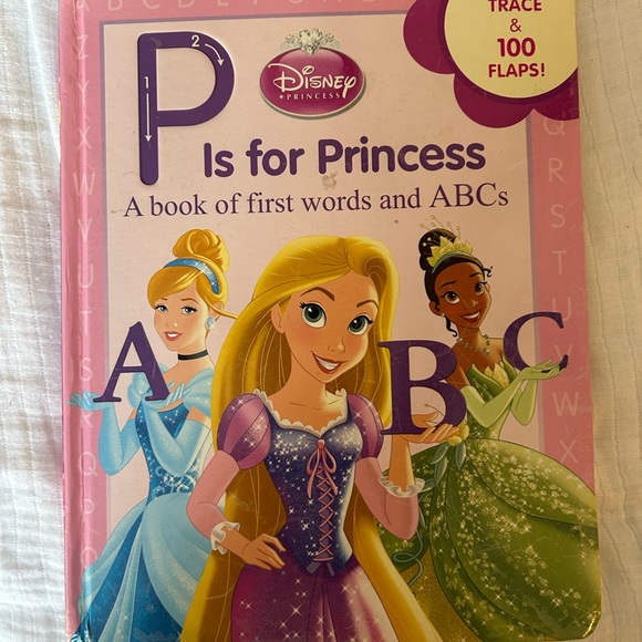 Disney | Toys | Disney Princess Abc Book Pink Blue Green | Poshmark
